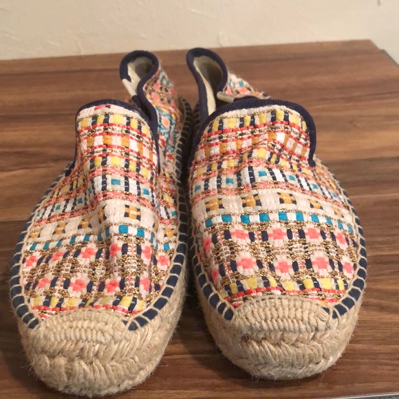 Soludos | Shoes | Soludos Multi Color Platform Espadrilles Size 9 ...